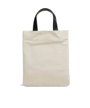 JIL SANDER Logo Top Handle Tote Bag