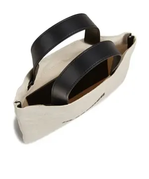 JIL SANDER Logo Top Handle Tote Bag