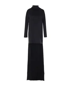TOM FORD Long Sleeve Asymmetric Mini Dress