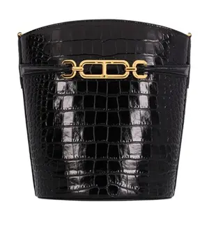 TOM FORD Medium Whitney Bucket Bag - Black