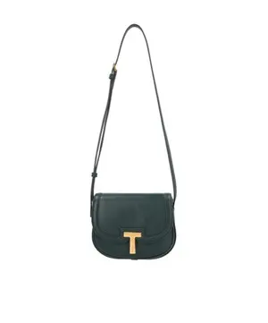 TOM FORD Mini Flap Shoulder Bag - Green