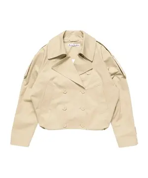 Acne Studios Short Trench Coat - Light Beige