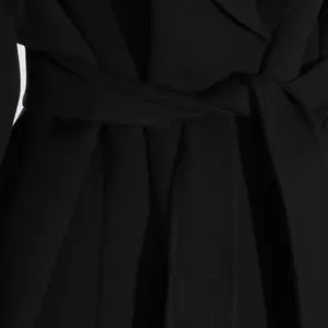 Max Mara Belted Wrap Coat - Black