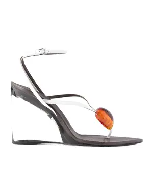Alaïa Embellished Patent Leather High-heeled Sandals