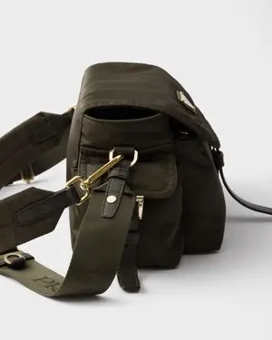 Prada Explore Medium Re-nylon Shoulder Bag With Flap