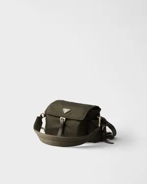 Prada Medium Shoulder Bag In Re-nylon - Forest