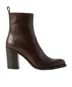 Chloé Zippered Ankle Boots - Black