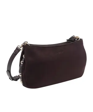 Liu Jo Logo Crossbody Shoulder Bag - Black