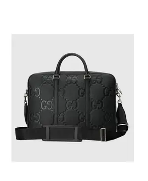 Gucci Jumbo Gg Zipped Laptop Bag
