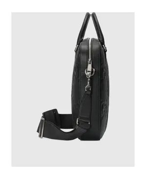 Gucci Jumbo Gg Zipped Laptop Bag
