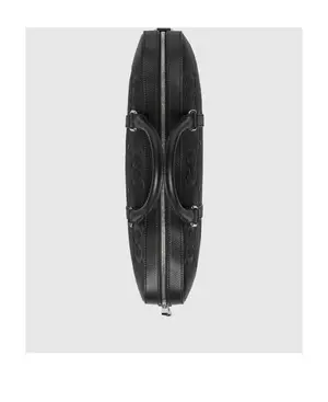 Gucci Jumbo Gg Zipped Laptop Bag