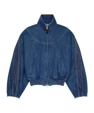 Givenchy Blouson In Denim - Medium Blue