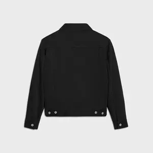 Celine Trucker Jacket In Heavy Cotton Twill