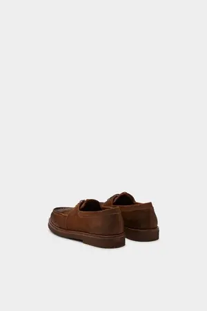 Marsèll Leather Lace-up Boat Shoes