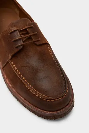 Marsèll Leather Lace-up Boat Shoes