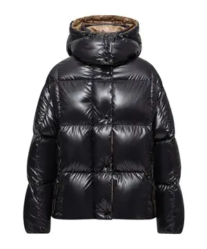 Moncler Moncler Parana Hooded Short Down Jacket Black