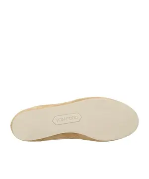 TOM FORD Round Toe Lace Up Sneakers
