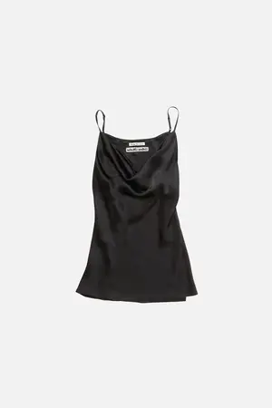 Acne Studios Shiny Satin Tank Top
