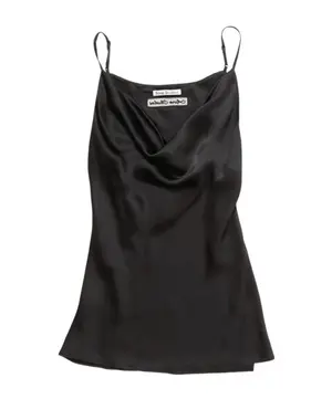 Acne Studios Sleeveless Draped Top - Black