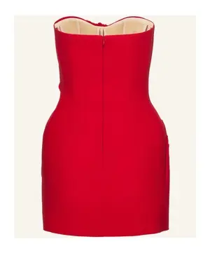 Magda Butrym Draped Strapless Mini Dress
