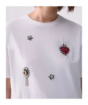 Liu Jo T-shirt With Jewel Embroidery