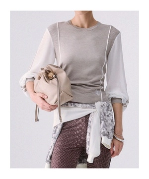 Liu Jo Sweater With Georgette Insert