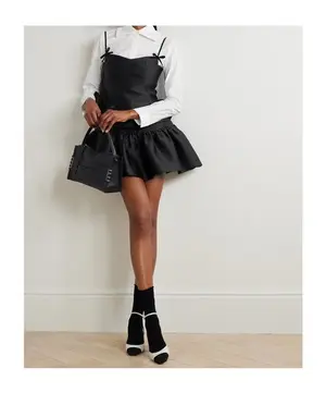 SHUSHU/TONG Bow-decorated Ruffle Dress