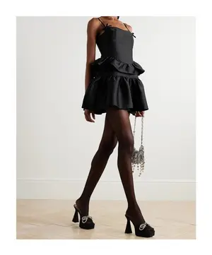 SHUSHU/TONG Bow-decorated Ruffle Dress
