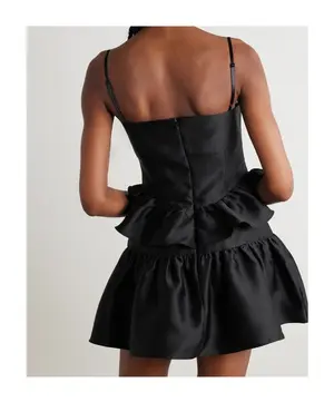 SHUSHU/TONG Bow-decorated Ruffle Dress