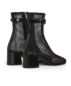 Alaïa Fishnet Ankle Boots