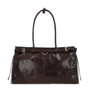 Prada Bonnie Large Leather Handbag