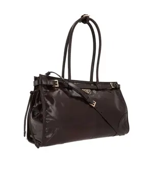 Prada Bonnie Large Leather Handbag