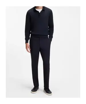 Hugo Boss Polo-collar Long-sleeve Sweater