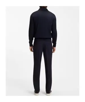 Hugo Boss Polo-collar Long-sleeve Sweater