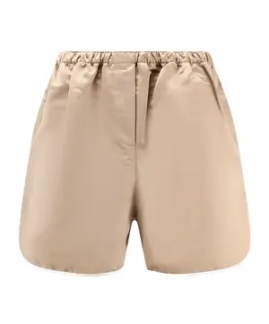 THE FRANKIE SHOP Elastic Waist Shorts With Contrasting Trim