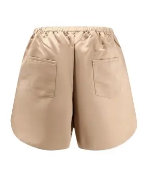 THE FRANKIE SHOP Elastic Waist Shorts With Contrasting Trim