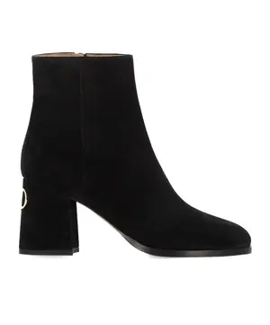 Valentino Garavani Logo Ankle Boots - Black