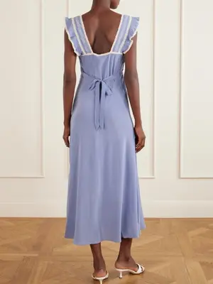 Rixo Lace-panel Dress