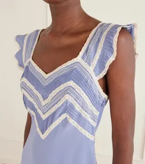 Rixo Lace-panel Dress