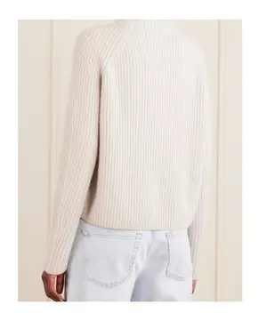 LISA YANG Sadie Ribbed Cashmere Cardigan