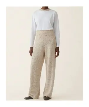 Fabiana Filippi Donegal Yarn Trousers With Lurex