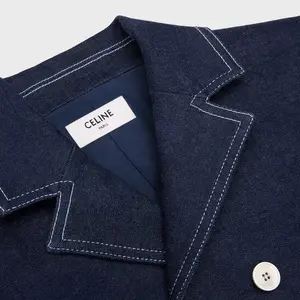 Celine Cavaliere Jacket In Stretch Denim