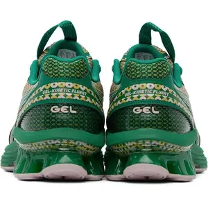 Asics Gel-kinetic Fluent Low Top Sneakers With Graphic Print