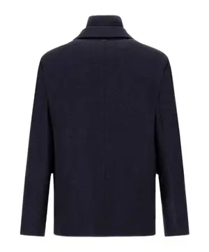 Herno Resort Blazer In Cashmere And Silk