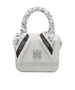 Amiri Flap Handbag - Alabaster