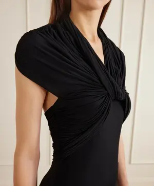 Tove Twist-front Dress
