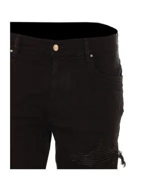 Amiri Mx 1 Distressed Skinny Jeans