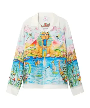 Casablanca Graphic-print Long-sleeve Shirt