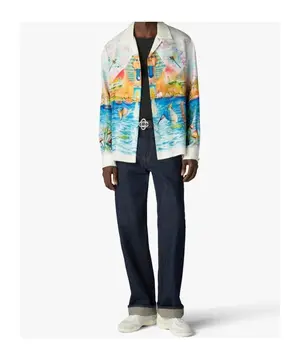 Casablanca Graphic-print Long-sleeve Shirt