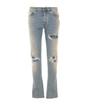 Amiri Mx1 Distressed Patch Jeans